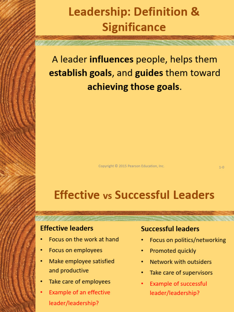 Part01 IntroToLeadership | PDF | Leadership | Policy
