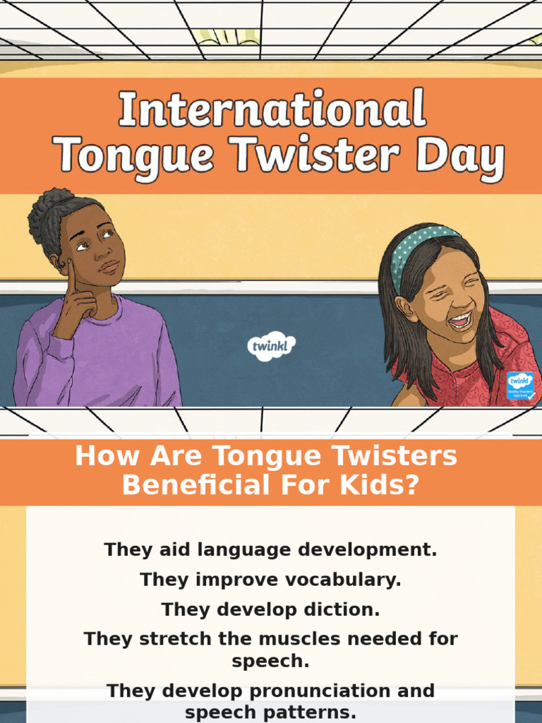 Tongue Twister Games - Powerpoint | PDF