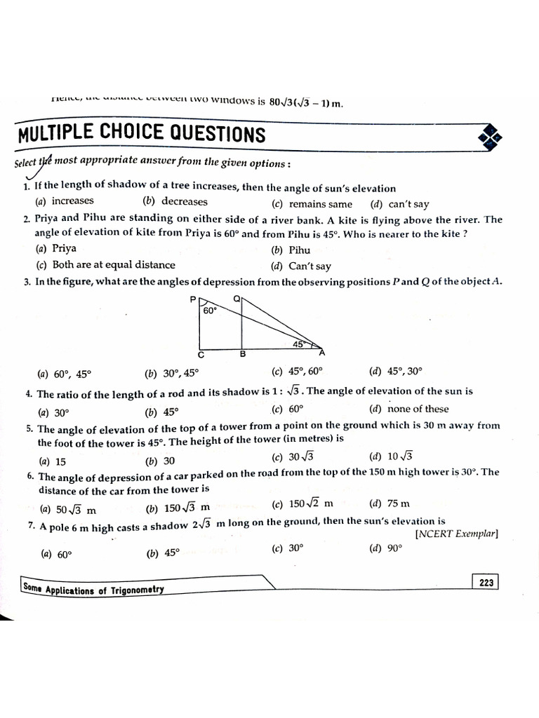 Application of Trigonometry U Like | PDF