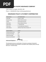 ACORD Statement of No Loss Form | PDF