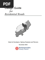 Oxfordshire Highway Authority Road Design Guide | PDF | Parking | Transport