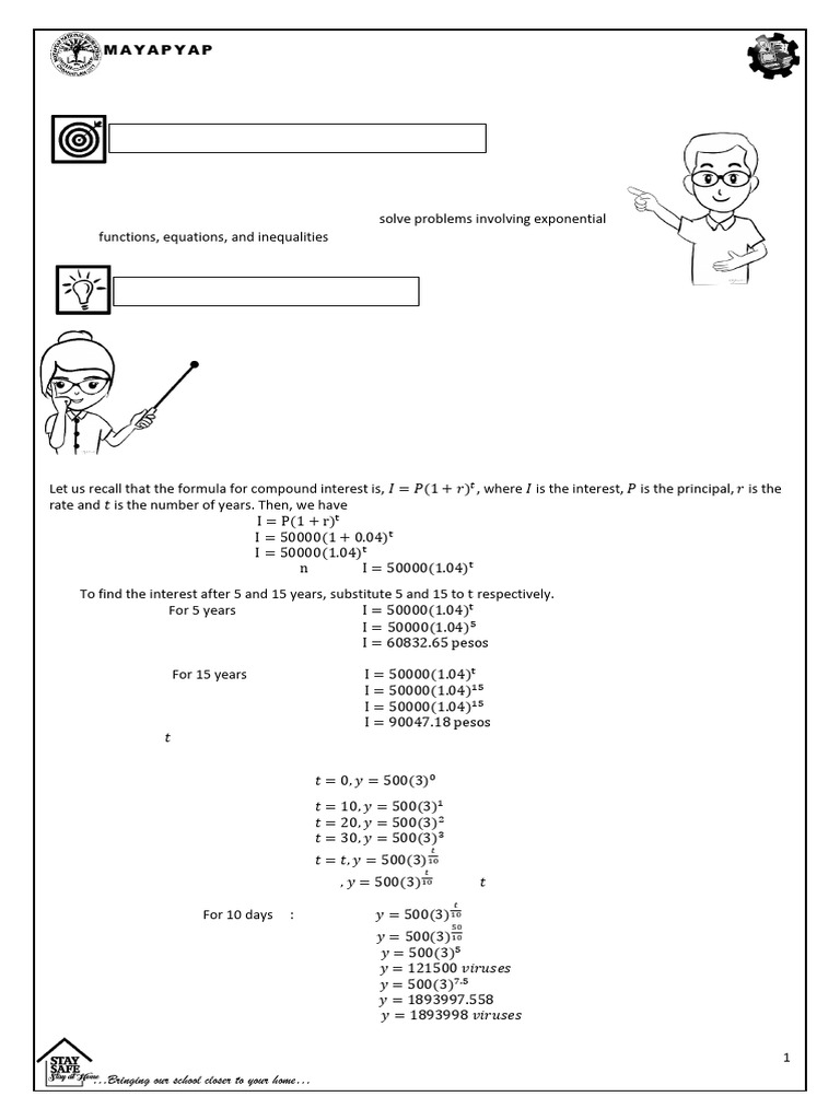 SLG Genmath q1w7 Edited | PDF | Interest | Mathematical Analysis