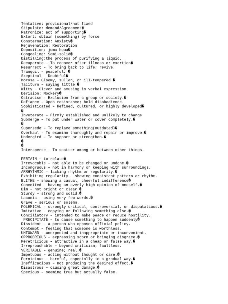 GRE Big Book Antonym OCR | PDF