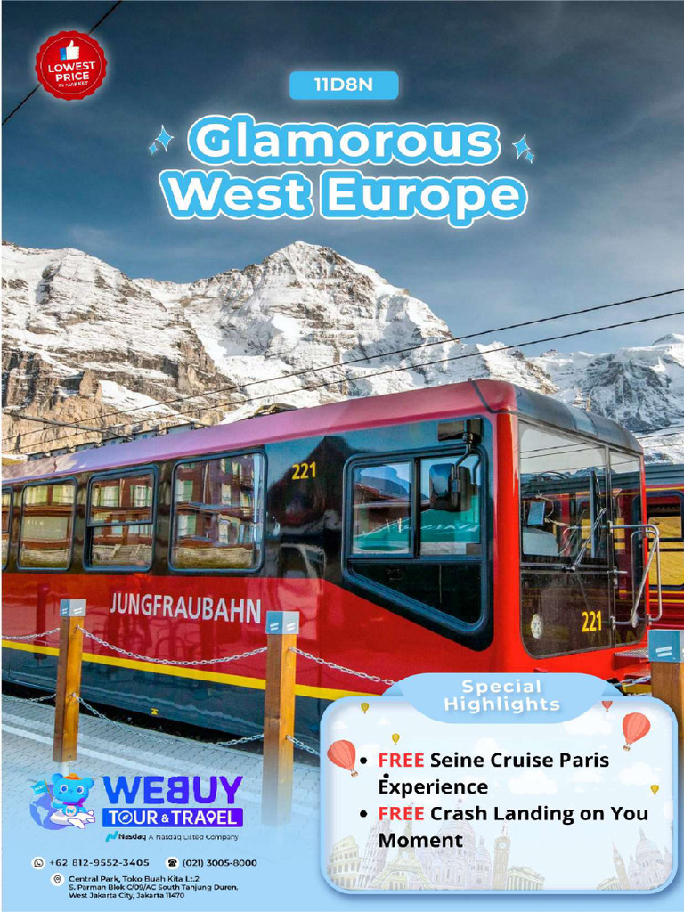 11d8n Glamourous West Europe 9 Countries | PDF