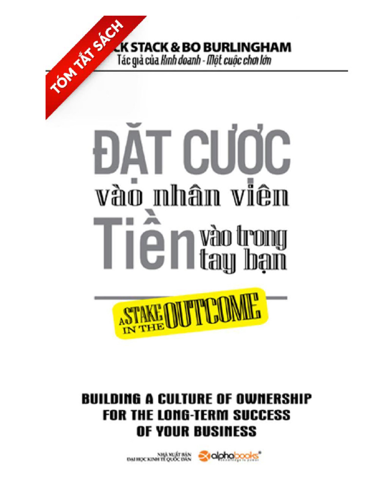 Tom Tat Sach Dat Cuoc Vao Nhan Vien Tien Vao Trong Tay Ban-Jack Stack ...