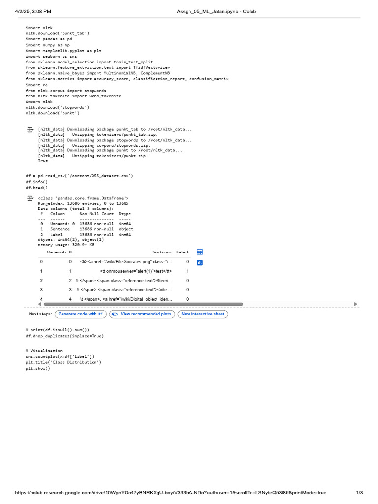 Assgn 05 ML Jatan - Ipynb - Colab | PDF | Data Analysis