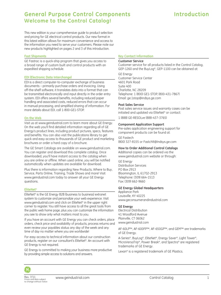 General Purpose Control Components: Welcome To The Control Catalog ...