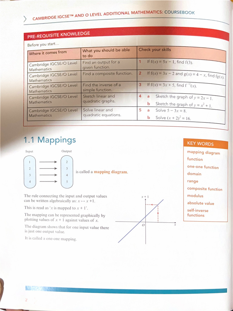 Chapter 1 Functions | PDF