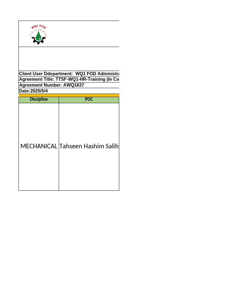 Daily Training Report for Mechanical Dept. | PDF