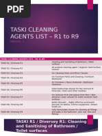 Taski R1 To R9 | PDF | Bathroom | Toilet