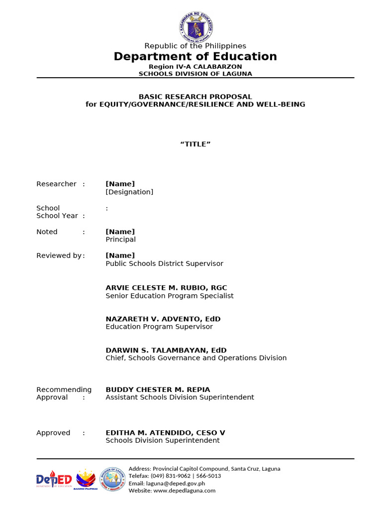 Basic Research Proposal Template | PDF | Data | Paragraph