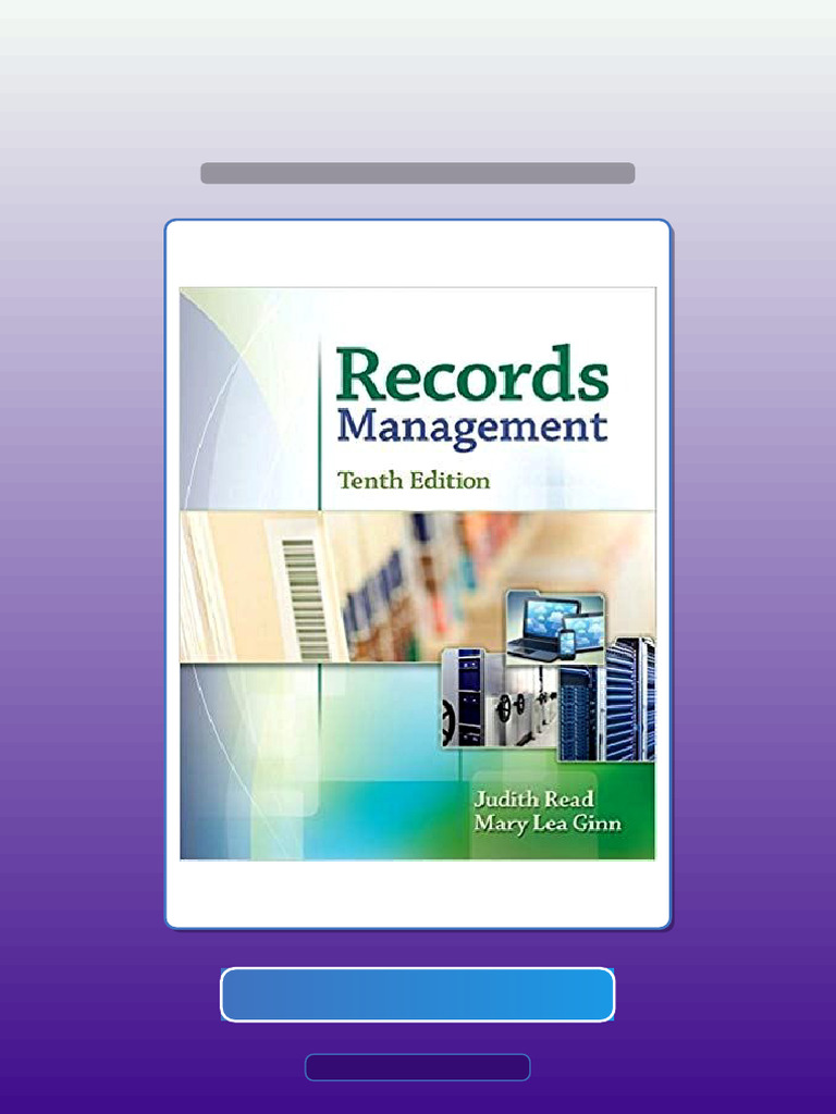 Records Management 10th Edition Digital Test Bank | PDF | Multiple ...