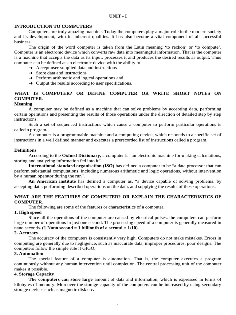 FOC & Tally | PDF | Random Access Memory | Computer Data Storage
