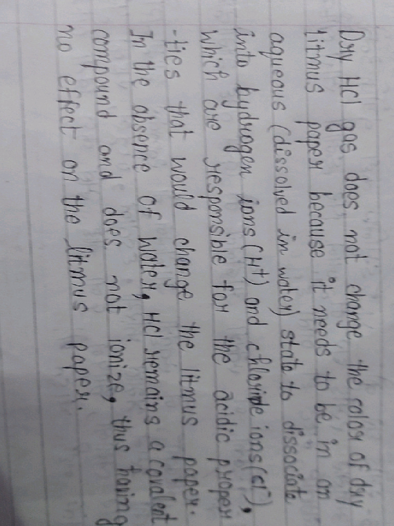 Dry (Mathrm (HCL) ) Gas | PDF