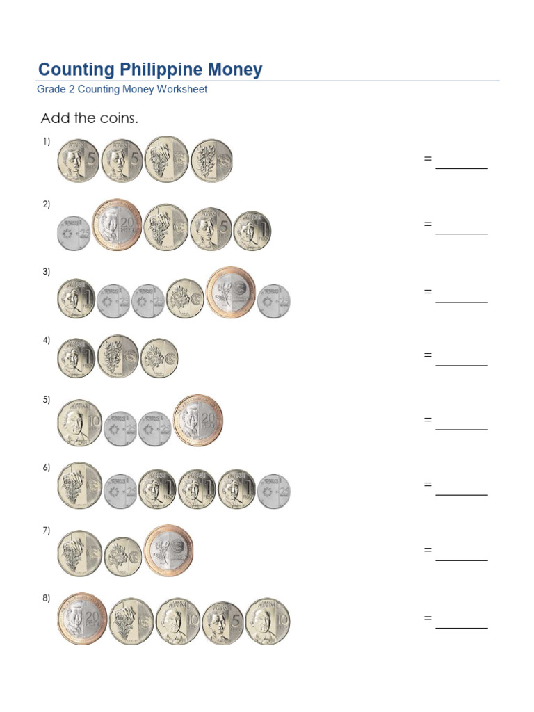 Counting Filipino Peso Coins | PDF