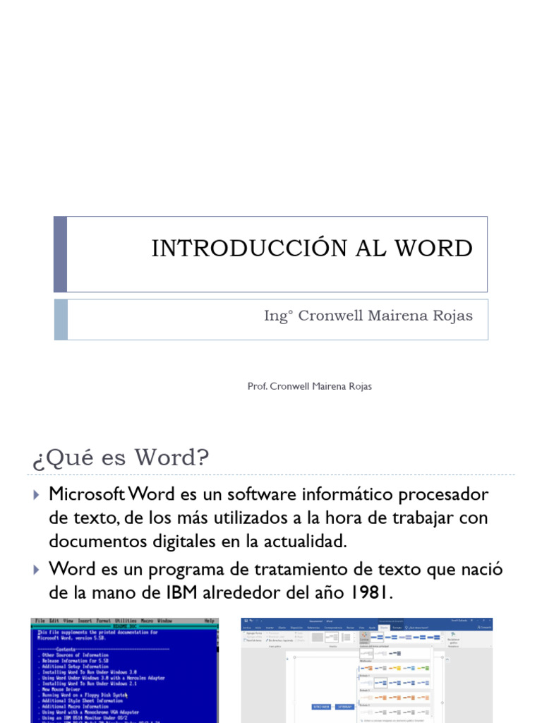 Introducción a Microsoft Word | PDF | Microsoft Word | Microsoft