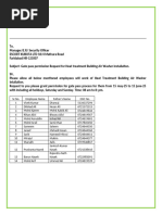 SIM Card Authorization Letter Template | PDF