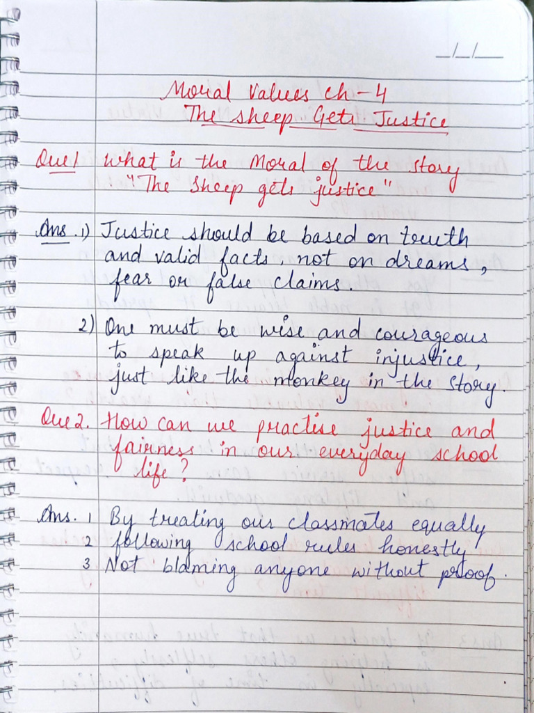 Class 6th Moral Values ch-4 To ch-6 | PDF