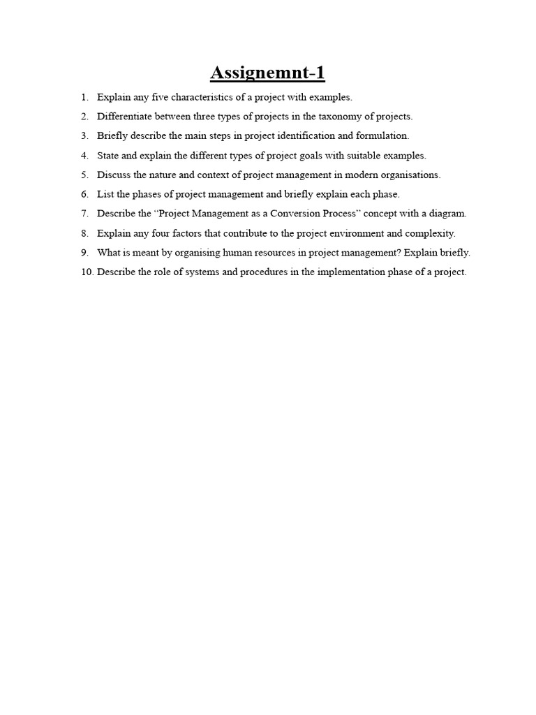 Assignemnt-1 BME-427 Project Management | PDF