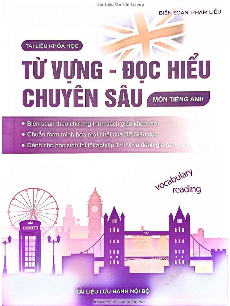 eBook Từ Vựng Đọc Hiểu Chuyên Sâu Môn Tiếng Anh Cô Phạm Liễu-đã Nén | PDF