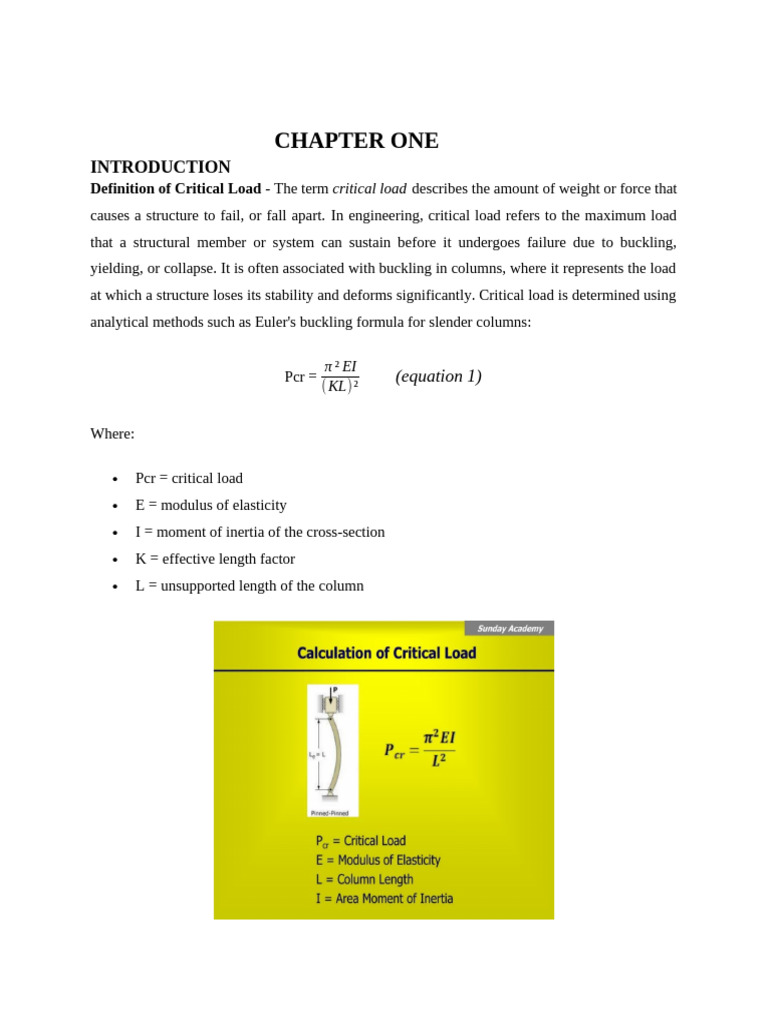 Critical Load Analysis-2 | PDF | Buckling | Strength Of Materials