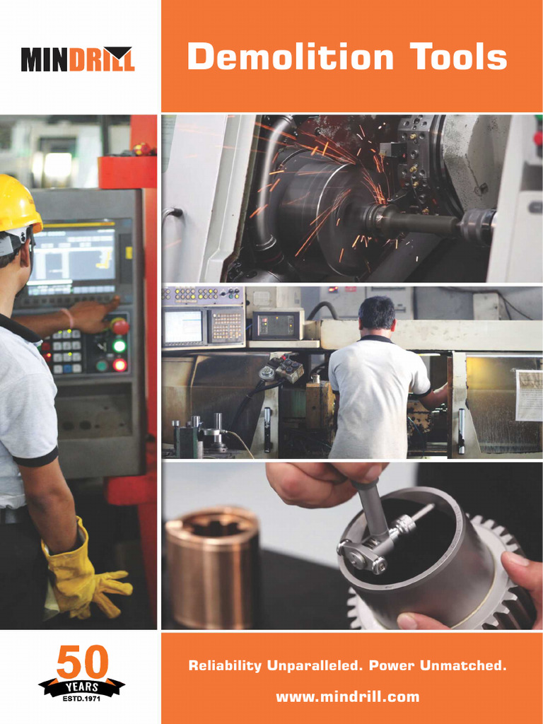 MINDRILL Demolition Tools Brochure | PDF | Mechanical Engineering