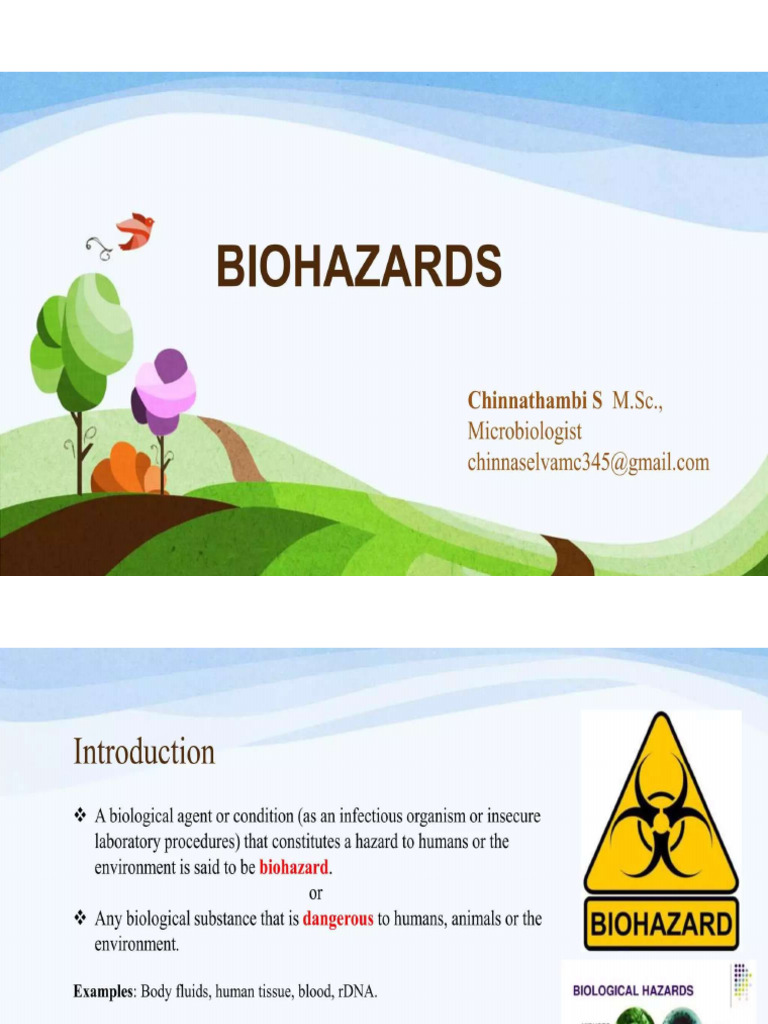 Lec-2 (Biohazards) | PDF