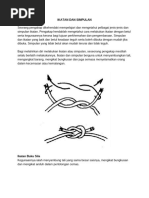Ikatan Dan Simpulan Tali | PDF