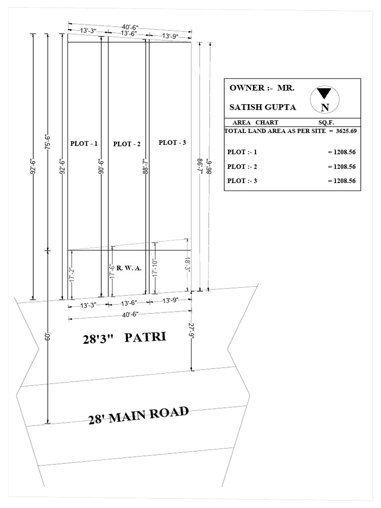 Satish Plot Area -Model (1) | PDF