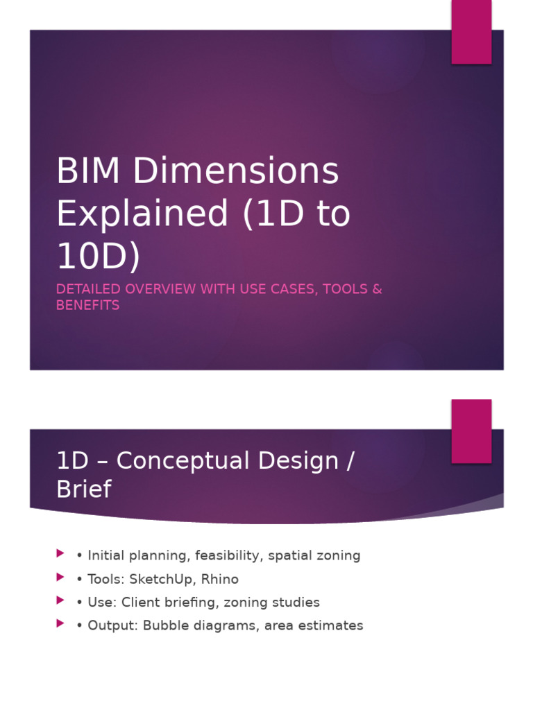 BIM_Dimensions_Detailed_Presentation | PDF
