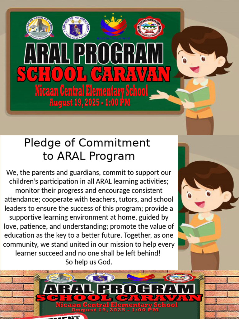Commitment to ARAL Program Success | PDF