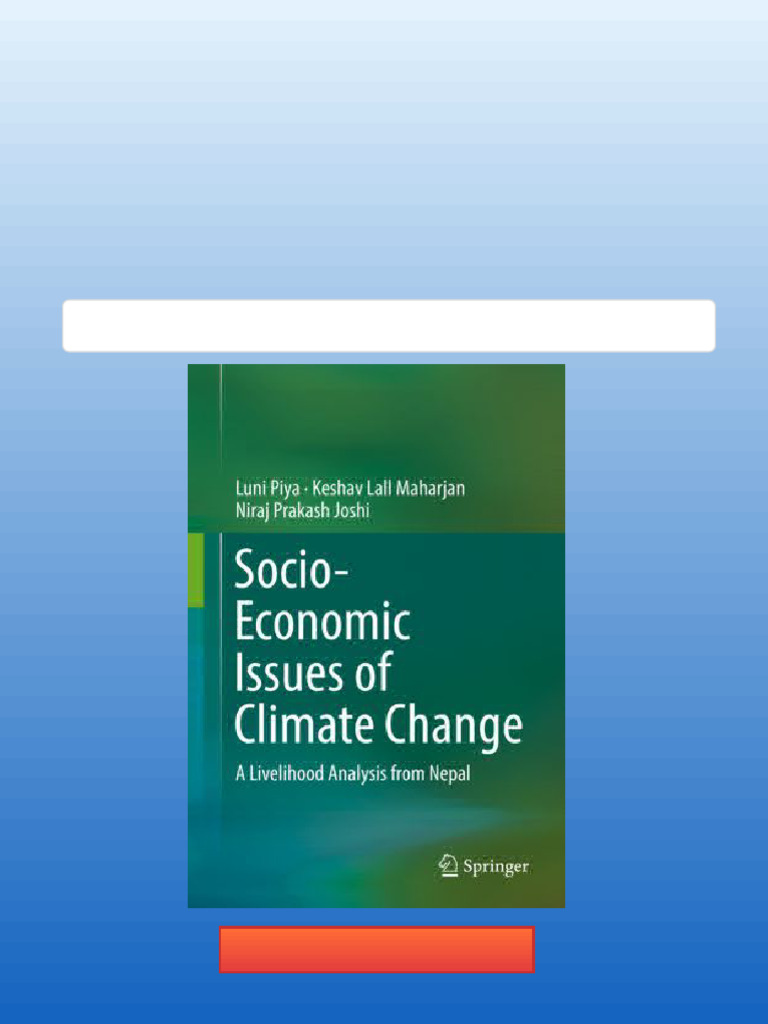 Socio Economic Issues of Climate Change A Livelihood Analysis From ...