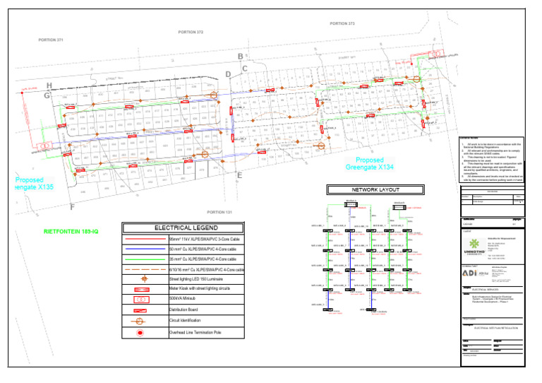 Electrical Site Plan for Greengate X60 | PDF