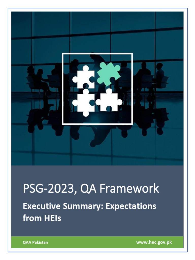 2 - Executive Summary of Revised PSG-2023 | PDF | Quality Assurance ...