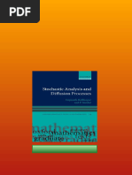 Stochastic Analysis and Diffusion Processes 1st Edition Gopinath Kallianpur No Waiting Time ...