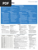 Maths Standard 2 Formula Sheet | PDF | Area