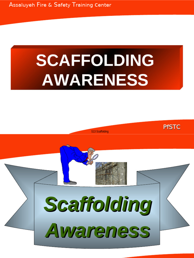 S13 Scaffolding Awareness | PDF | Scaffolding | Ladder