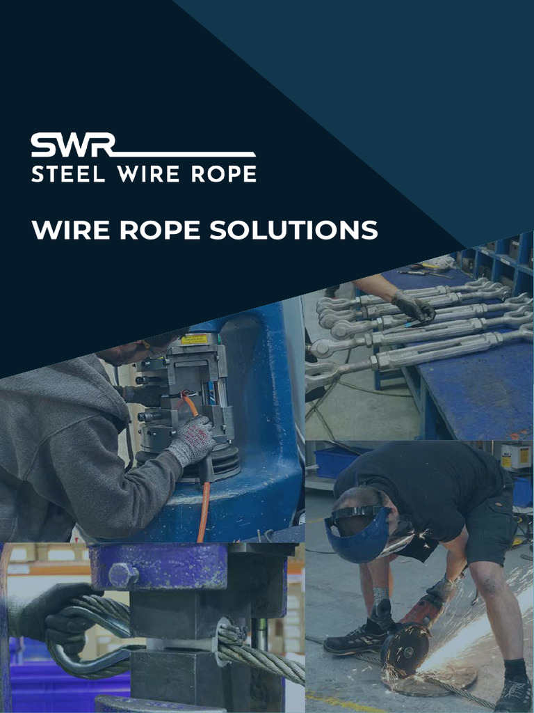 Steel Wire Rope Solutions Overview | PDF | Rope | Wire