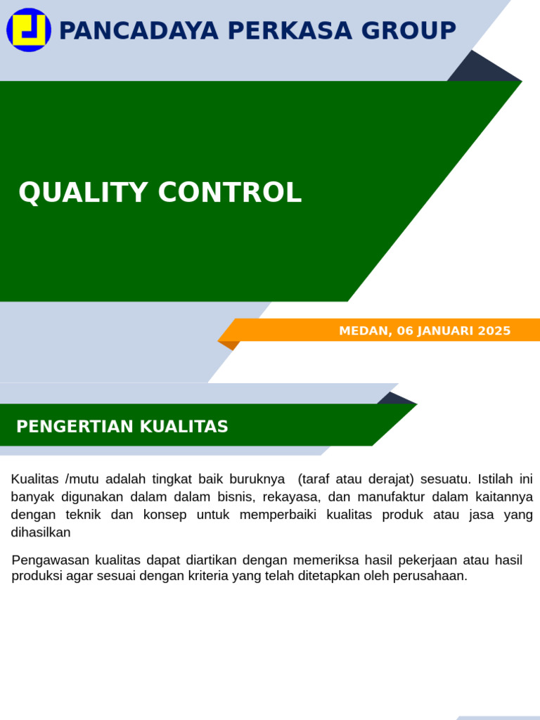 Materi Pemeriksaan QC | PDF