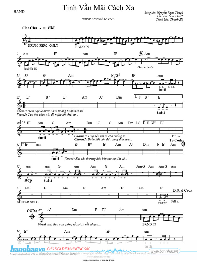 (Bannhac - VN) - TinhVanMaiCachXa ThanhHa Am | PDF