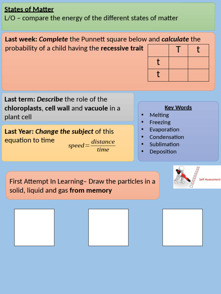 Year 9 X Band Lesson 1 - 5.2.2.1 States of Matter | PDF | Liquids | Gases