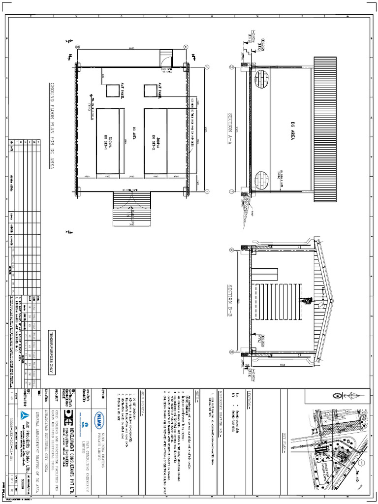 General Arrangement Drawing of DG Shed | PDF