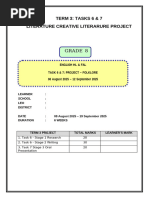 Grade 8 Term 3 Project Memo | PDF | Prime Number | Mathematics