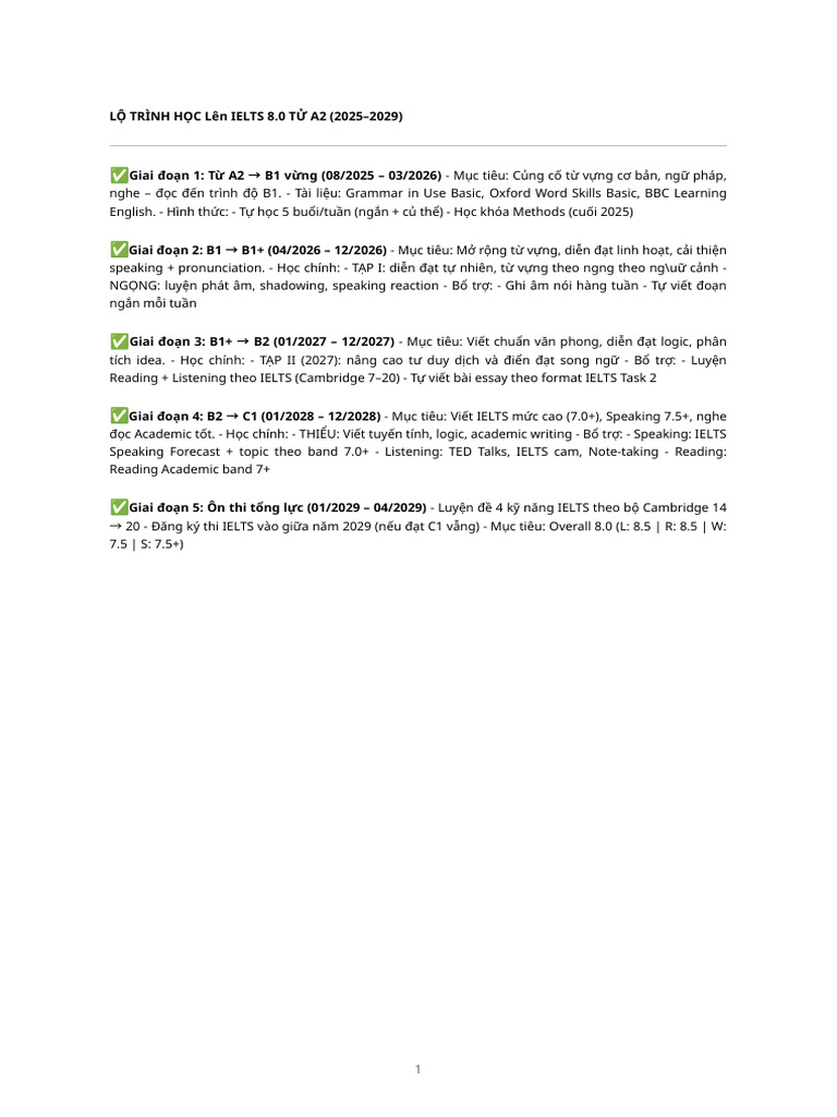 Ielts Roadmap 8 | PDF