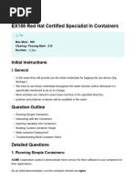EX280 Exam Instructions and Questions | PDF | Password | Information ...