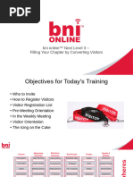 BNI Meeting Script - Eng | PDF
