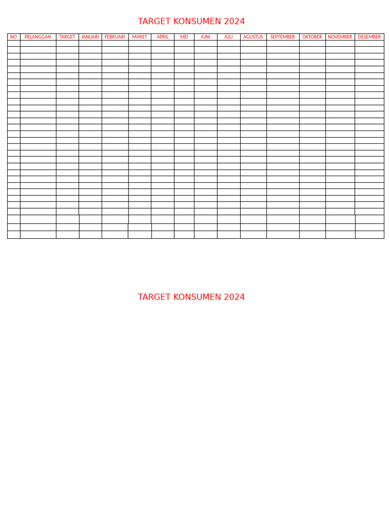 Target Konsumen | PDF