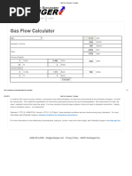 Gas Flow Conversion | PDF | Pressure | Transparent Materials