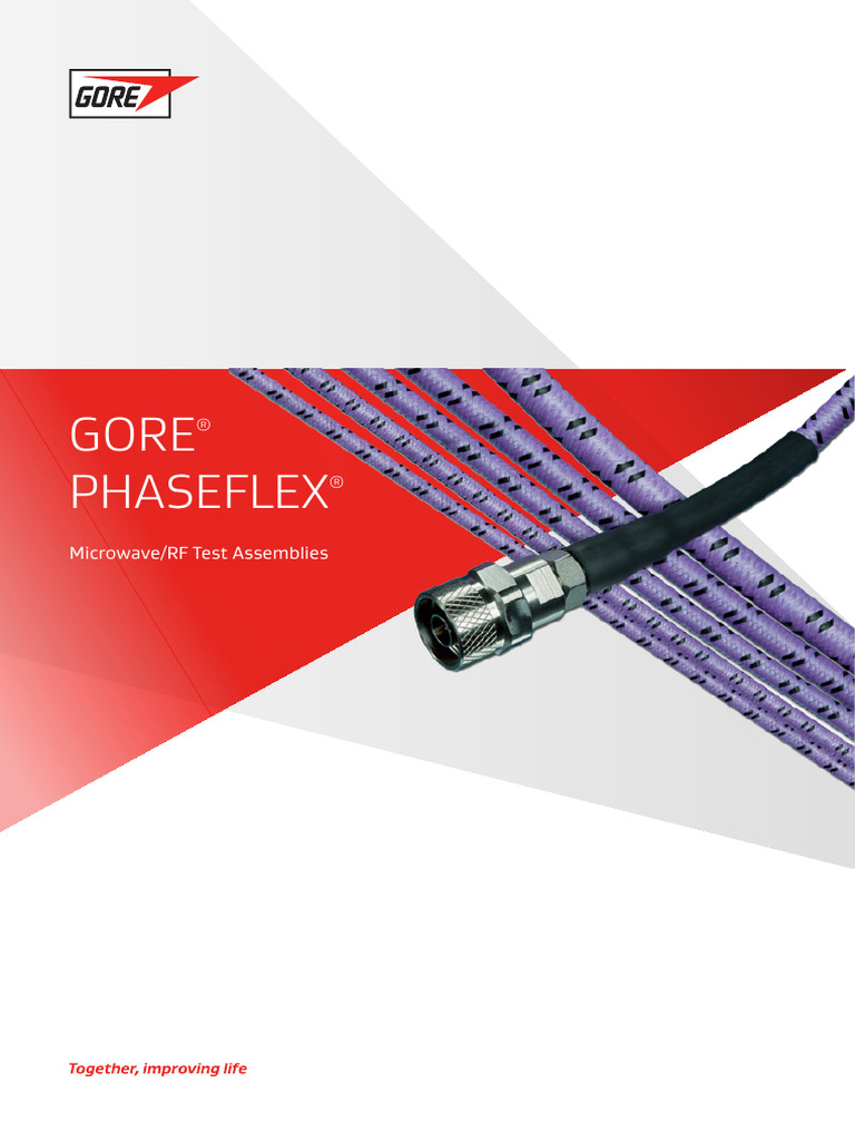 GORE Phaseflex Microwave Test Assemblies | PDF | Electronics | Electricity