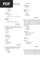 Soal IPA Massa Jenis Kelas 7 SMP | PDF